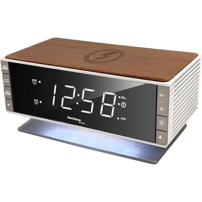 Technoline Radio-Réveil Moderne Wt487, Compatible Avec Les Appareils ...