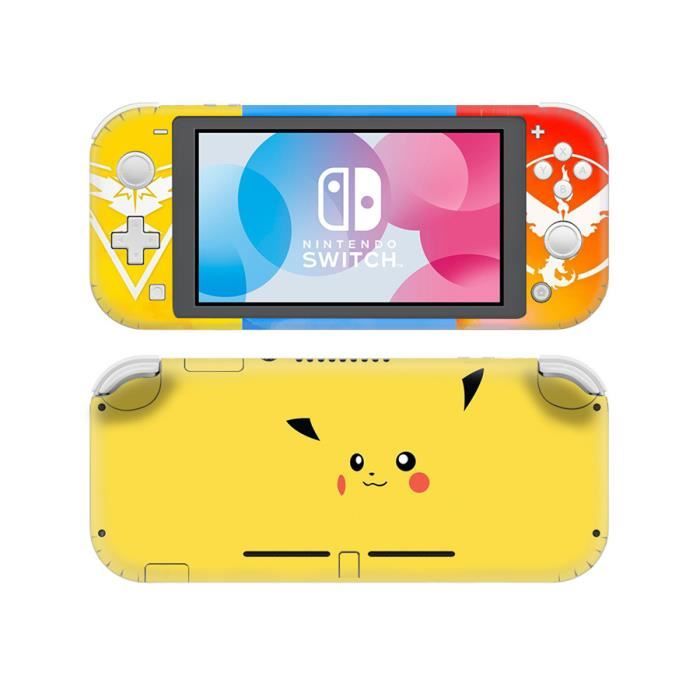 Sticker pour Nintendo Switch Lite, Pokémon Autocollant Skin Anti ...