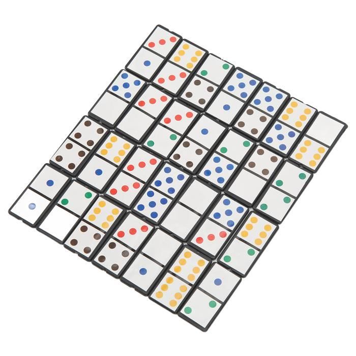 Jeu de dominos - SHIPENOPHY - Double Six - 28 pièces - Plastique - Pour ...