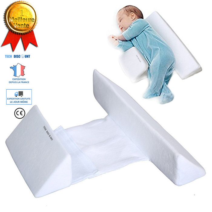 Oreiller pour le sommeil latéral TECH DISCOUNT - Taie amovible et ...