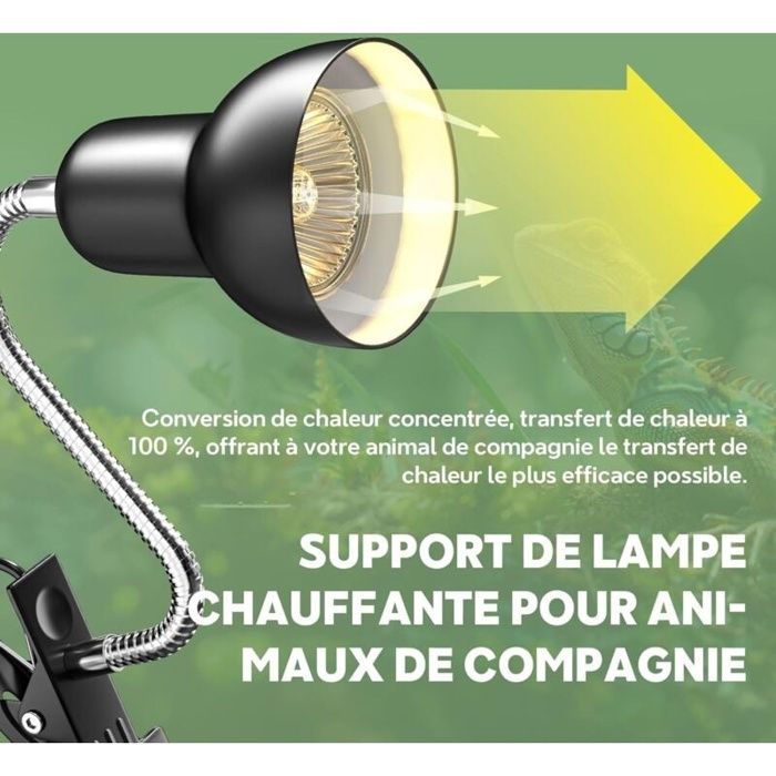 Lampe Chauffante Tortue,E27 Lampe Chauffante Terrarium avec ...