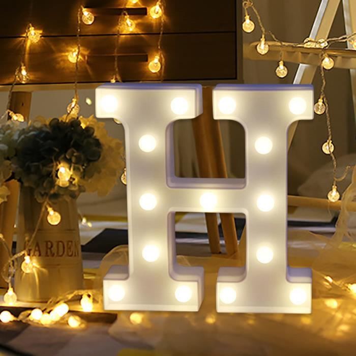 Allowith Eclairage De Meuble Remote control Alphabet Letter Lights LED ...