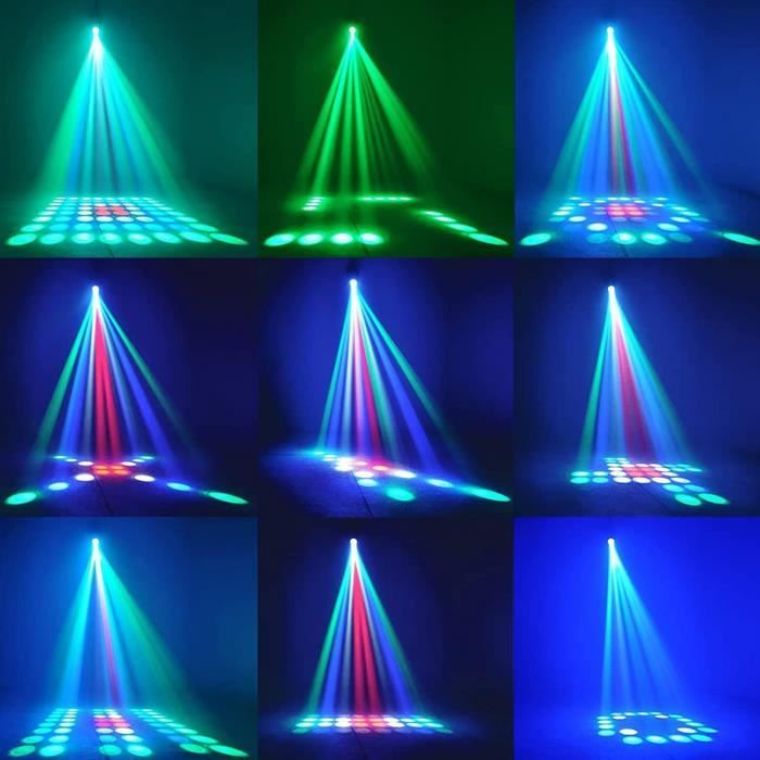 Lampe de Scène RGBW 64 Led Image Projecteur Petite Dirigeable Lumières ...