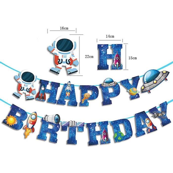Décorations Anniversaire Garcon Enfant Astronaute Decoration ...