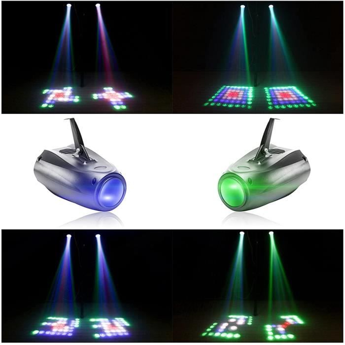Lampe de Scène RGBW 64 Led Image Projecteur Petite Dirigeable Lumières ...