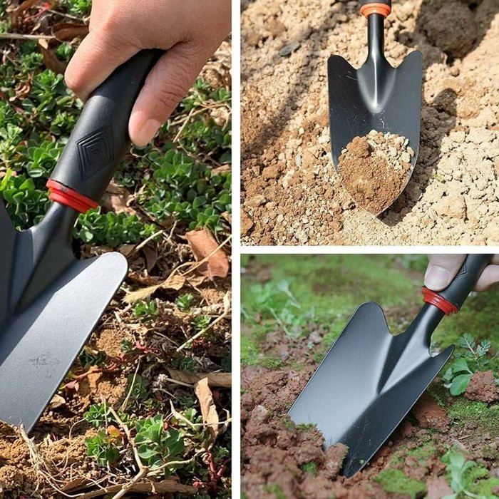 Pelle fleur en fer petite pelle de jardin avec poigne antidrapante ...