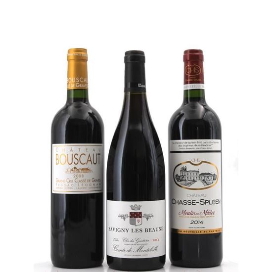 Coffret dégustation Vin Rouge - 75cl - La cave Cdiscount