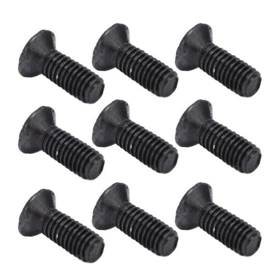 HEN--Vis cruciformes à tête fraisée Vis Cruciformes, 50pcs Vis à Tête Fraisée M3 Durables pour ...