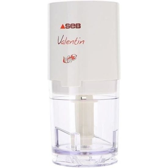 Hachoir SEB Mini Valentin 855306 - 250W - 0,5L - Blanc - Cdiscount ...