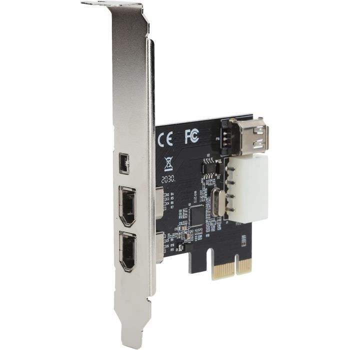 Carte de Capture PCIECarte D'extension à 3 Ports IEEE 1394a2000 et OHCI ...