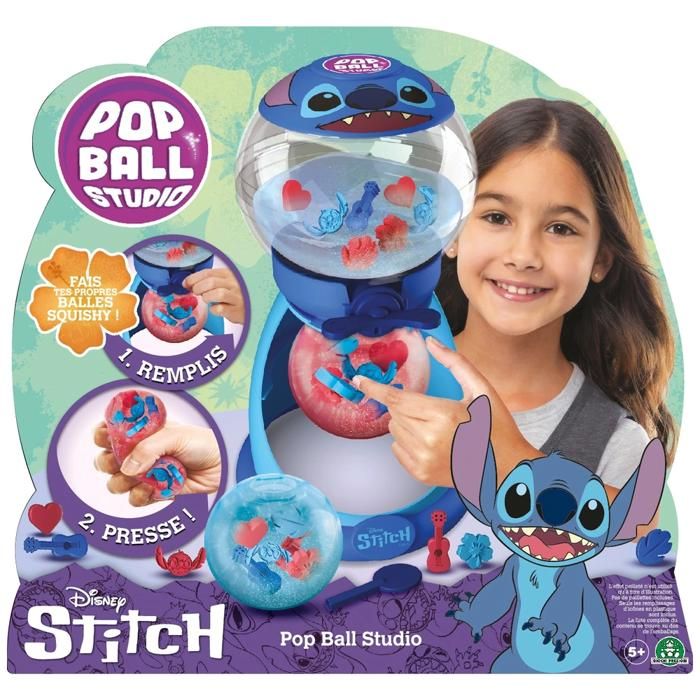 Pop Ball Studio Fabrique À Balles Squishy Disney Stitch - Cdiscount Jeux - Jouets