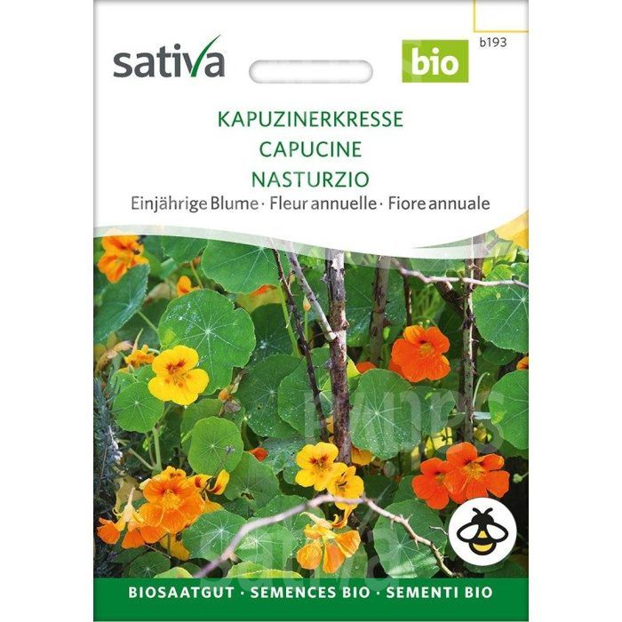 Capucine semences BIO - Cdiscount Jardin