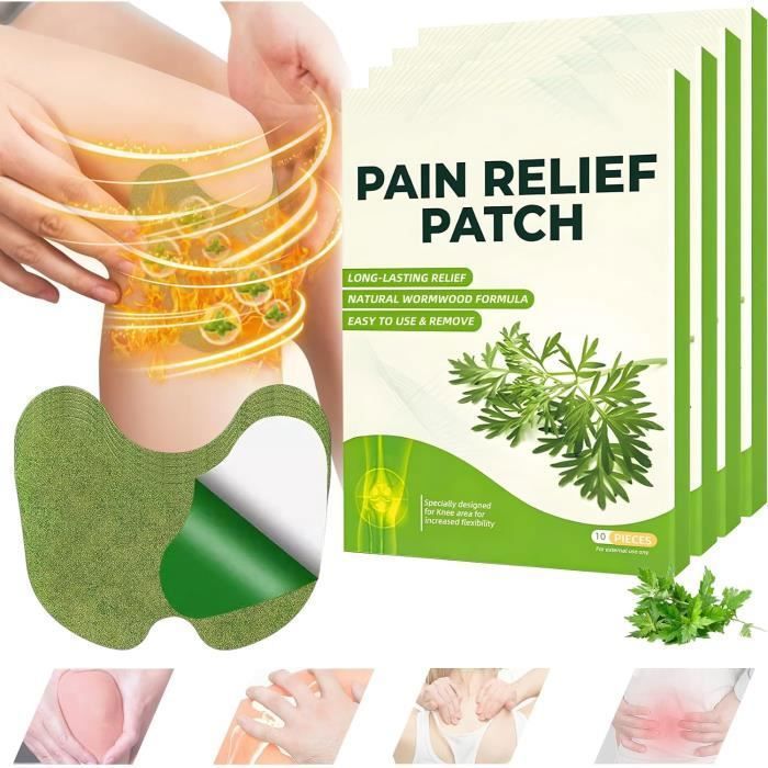 Patch Anti Douleur 40 Pcs Patch Chauffant Plâtre de Genou Genou Idéal ...