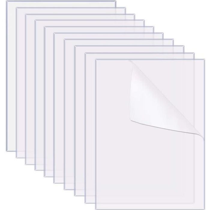 10 pcs plexiglass plaque transparente, 15 10cm plexiglas acrylique ...