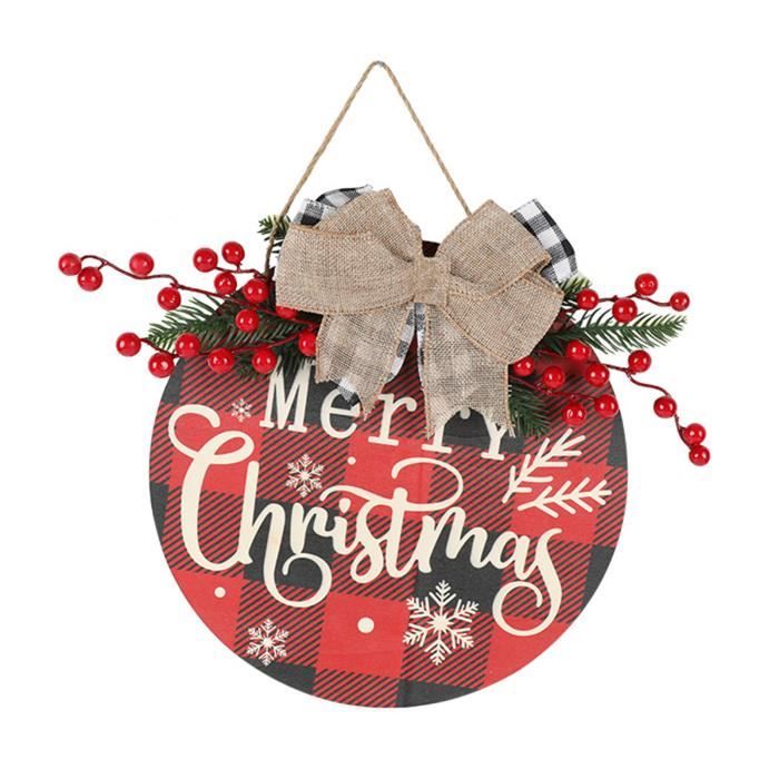 CADRE PHOTO Signe de Noël noeud noeud plaid imprimé dessin animé lettre ...