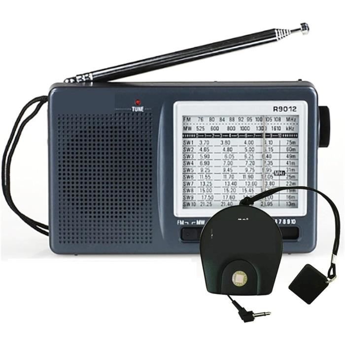 Radio Portable R-9012 Am - Fm - Sw 12 Bandes Haute Sensibilité À Ondes ...