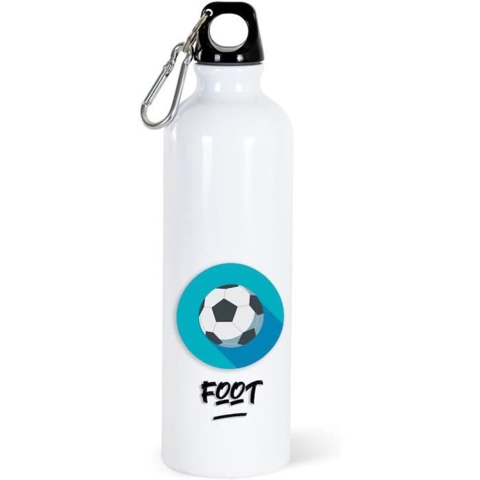 Gourde Foot Sport 750Ml Bouteille D’Eau Aluminium Réutilisable ...