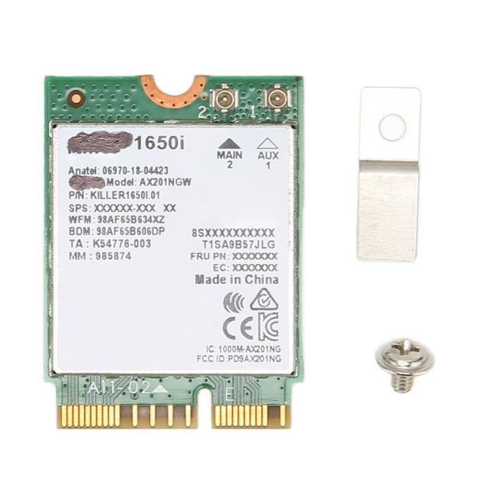 EJ.life Carte WiFi 6 2400 Mbps Carte WiFi AX210NGW, Carte sans Fil pour ...