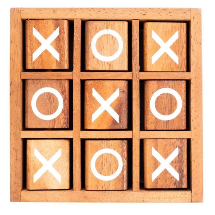 Engelhart – 350380 - Le Morpion en bois - tic tac toe , XO game - jeu ...
