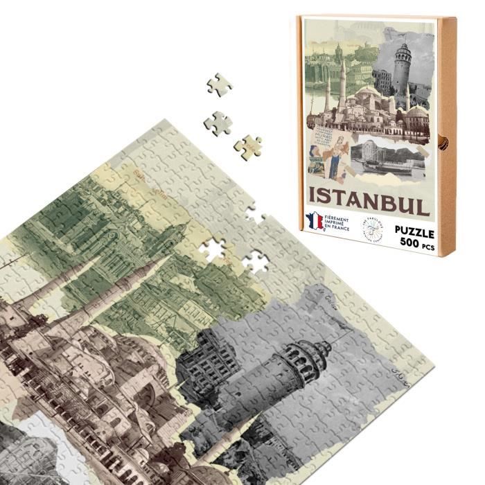 Puzzle Classique 500 pièces Istanbul Collage Voyage Culture Turquie ...