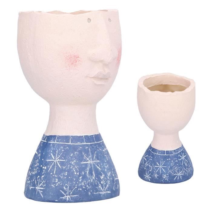 Pot De Fleur Sculpture Décoration Innovante Ciment Fleur Jardinière ...