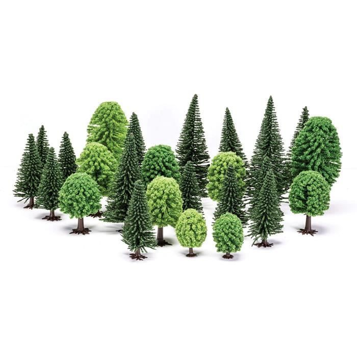 Hornby - Hobby` Mixed (Deciduous and Fir) Trees Mixte (décidu ...