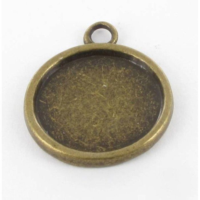 Médaillon en métal rond Modèle intermédiaire Bronze - Cdiscount ...