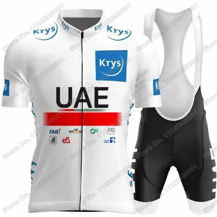 Maillot de cyclisme UAE Team Tadej Pogačar 2024 France TDF pour homme ...