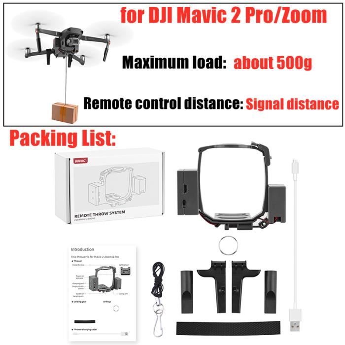 Système Airdrop pour DJI Mavic Air 2/Air 2S/Mini 2/Pro - Lanceur d'appât de pêche et de cadeaux ...
