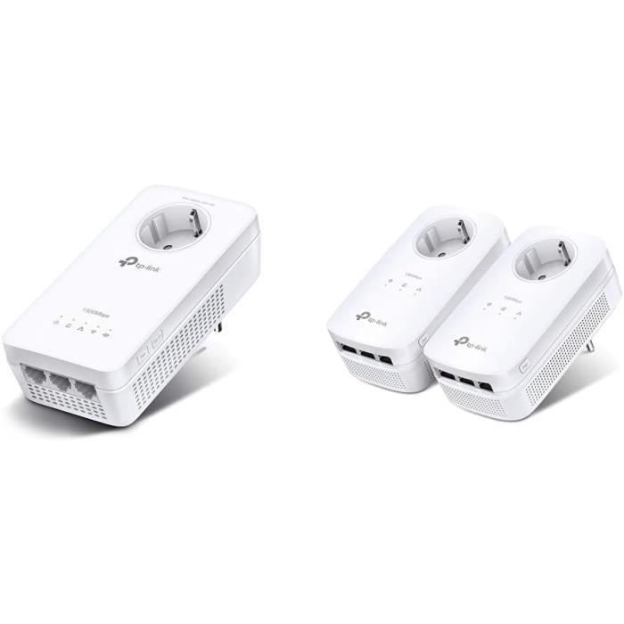 Tl-Wpa8631P Cpl Wifi Av1300 Port Gigabit Avec Prise Gigogne & Cpl ...