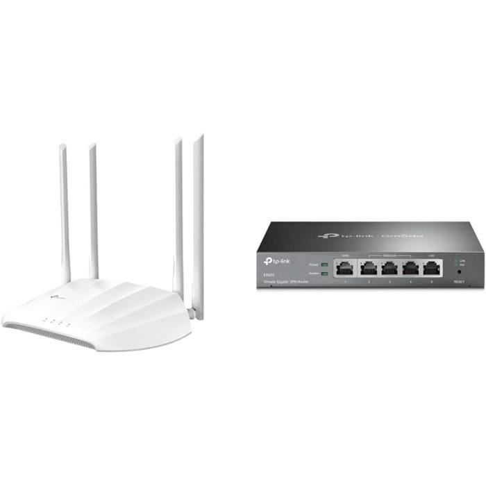 Tl-Wa1201 Point D'Accès Wifi Ac1200 & Er605 Routeur Vpn Omada Gigabit[J765] - Cdiscount Informatique