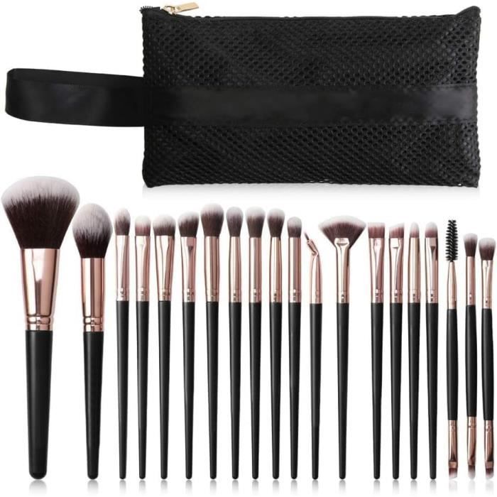 Pinceau Maquillage,20 Pinceaux de Maquillage Professionnel Maquillages Set Ensemble Pinceaux ...
