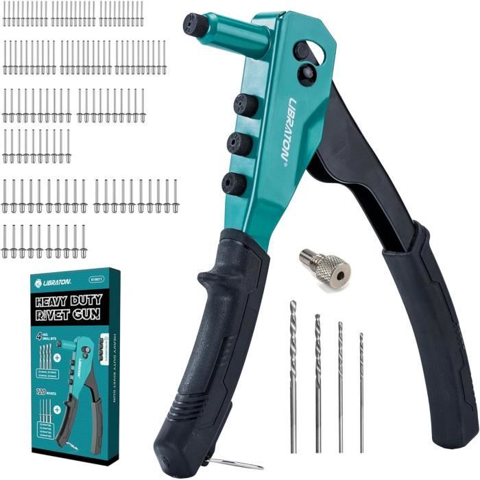 Libraton Pince à Riveter Professionnelle, Riveteuse Pop, Pince Rivet ...