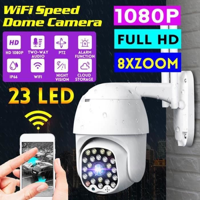 CAMERA IP 8xZoom 23LED 1080P 2MP Wifi IP Caméra de Surveillance 3 Mode ...