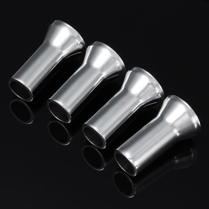 4pcs Chrome roue des pneus bouchons de valve Tige Covers 27mm 20 mm en ...