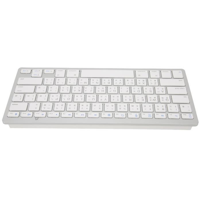 TMISHION clavier PC Clavier sans fil Mini 78 touches Ultra Mince ...