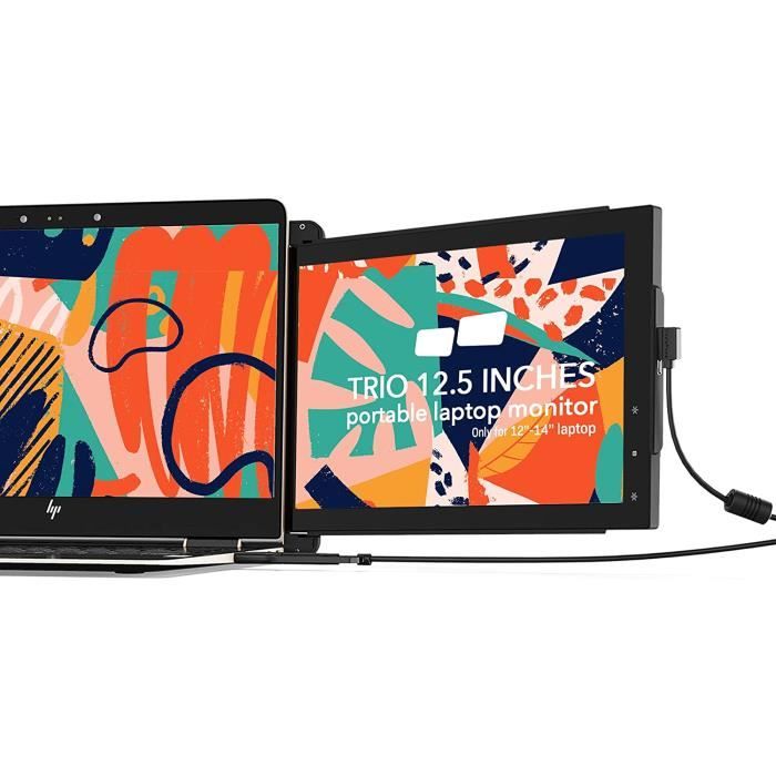 Mobile Pixels Trio Moniteur portable pour ordinateurs portables, ecrans ...