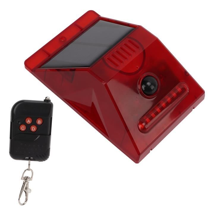 Lampe d'alarme solaire - VBESTLIFE - Modèle YUM - 8 LED - Télécommande ...