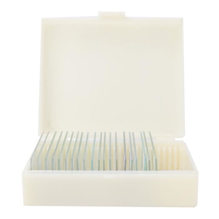 Diapositive de spécimens, lame de microscope professionnelle ...