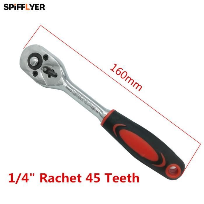 Clé à cliquet - YWEI - Mini clé à cliquet de 1/4 pouce - Kit de clé à ...