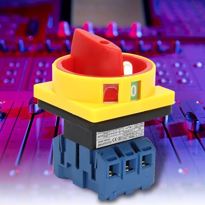 Zerone Commutateur rotatif de disjoncteur de charge Commutateur de ...