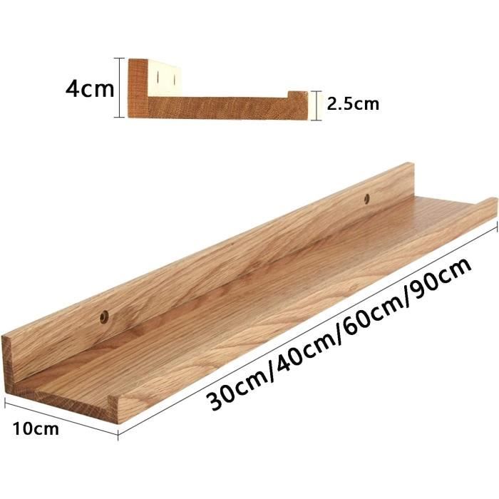 Etagere Flottant Bois