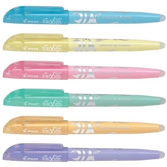 Frixion light pastel set de 6 - Cdiscount Beaux-Arts et Loisirs créatifs