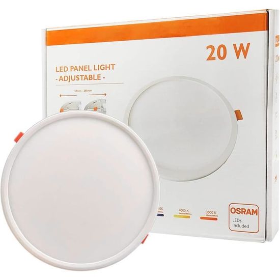 Plaque Led Circulaire 20W, Downlight Led Rond, Lampe De Plafond ...