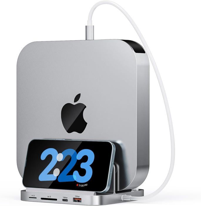 Mac Mini Dock Support M2 NvmeSata Ssd 5 In 1 Mac Mini Hub With 10Gbps ...