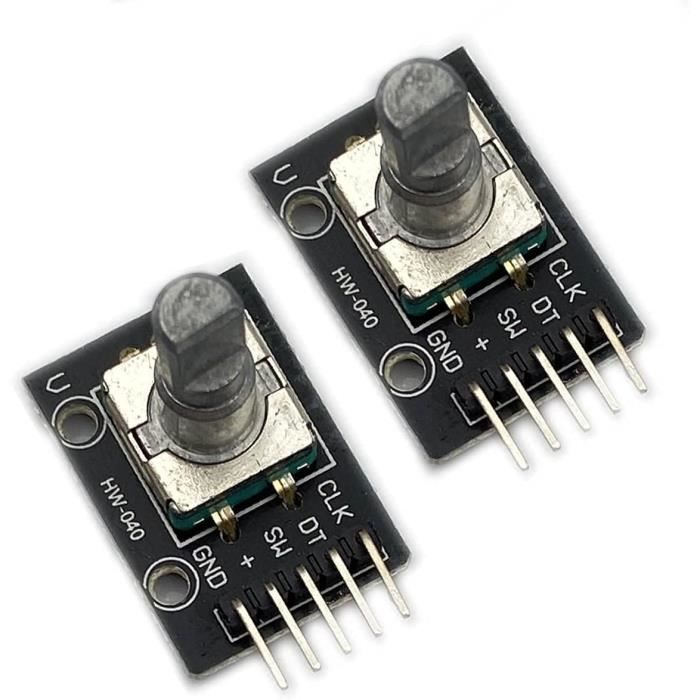 YUNIQUE FRANCE 2 Pièces Module Codeur Rotatif KY-040 pour Raspberry Pi ...