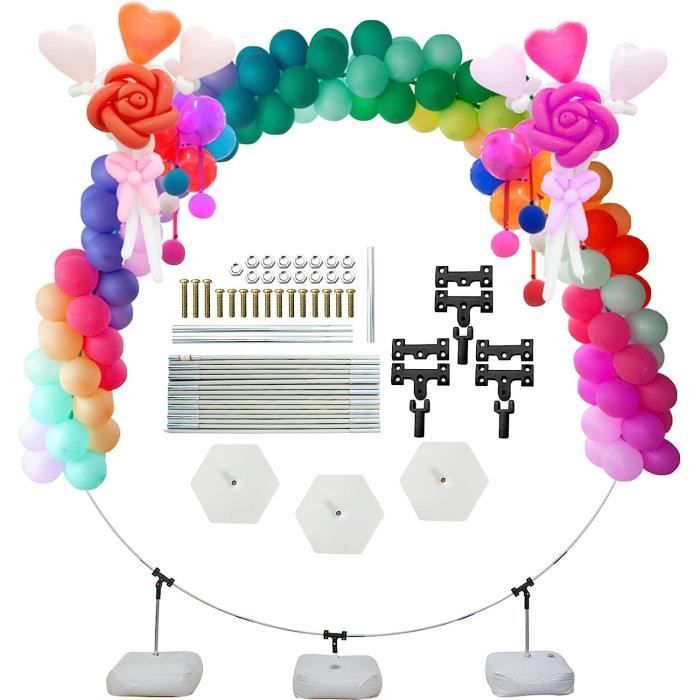 Arche De Ballon Ronde Support En Métal Kit De Guirlandes De Ballons ...