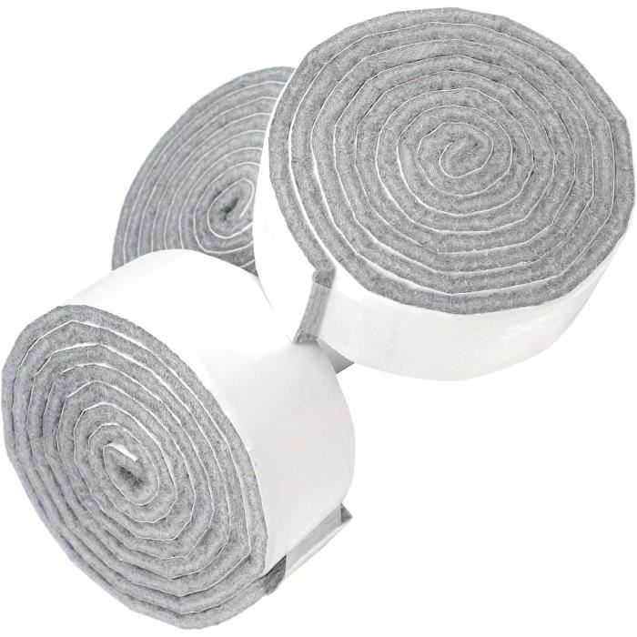 3 X Rouleaux De Rubans Adhésifs En Feutre Découpables - Gris - 29X1000 ...