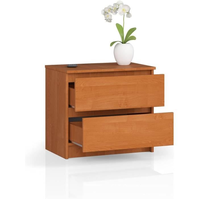 Commode À 2 Tiroirs, Buffet, Meuble Multifonction, Salon, Chambre À ...