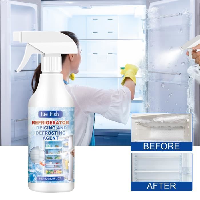 Defrosting Spray for Fridge Freezer, 120ml Refrigerator Defrosting ...